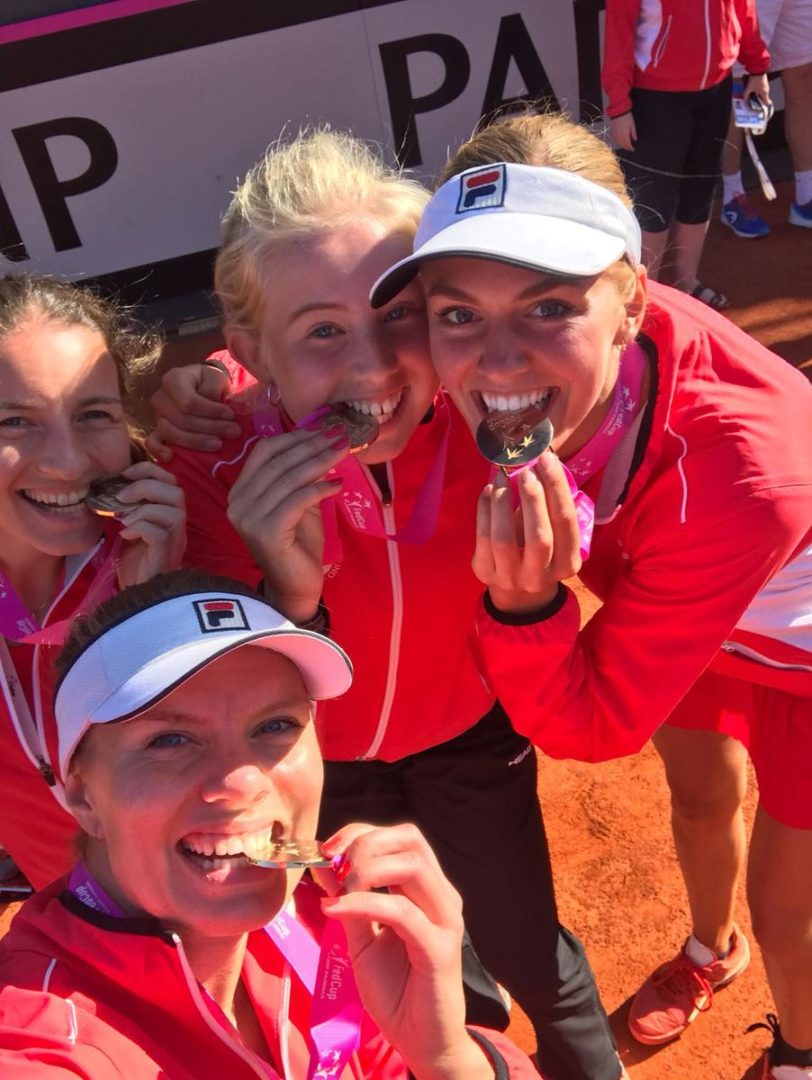 Danmark vinder afgørende double og rykker op · Dansk Tennis Forbund