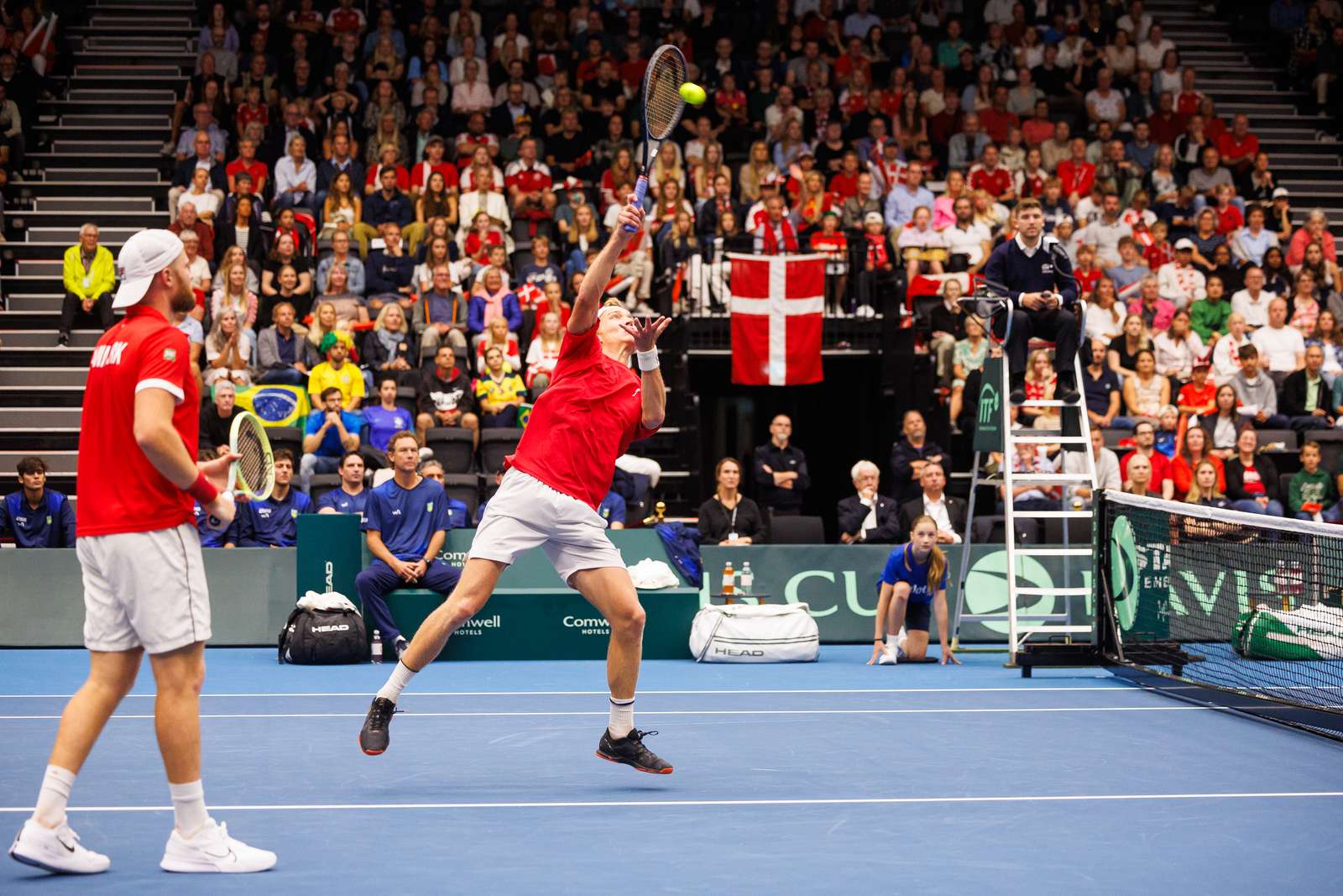 Danmark måtte bukke under for Brasilien · Dansk Tennis Forbund